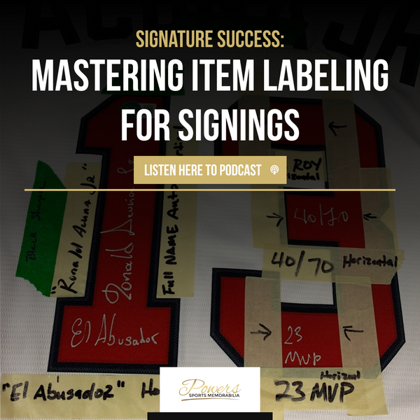 Signature Success: Mastering Item Labeling for Autograph Signings ...