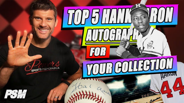 TOP 5 Hank Aaron Autographed Items For YOUR Collection (Affordable ...