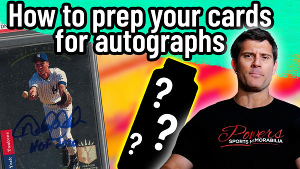 Learn the Secret How To CORRECTLY Prep Sports Cards for an Autograph S ...