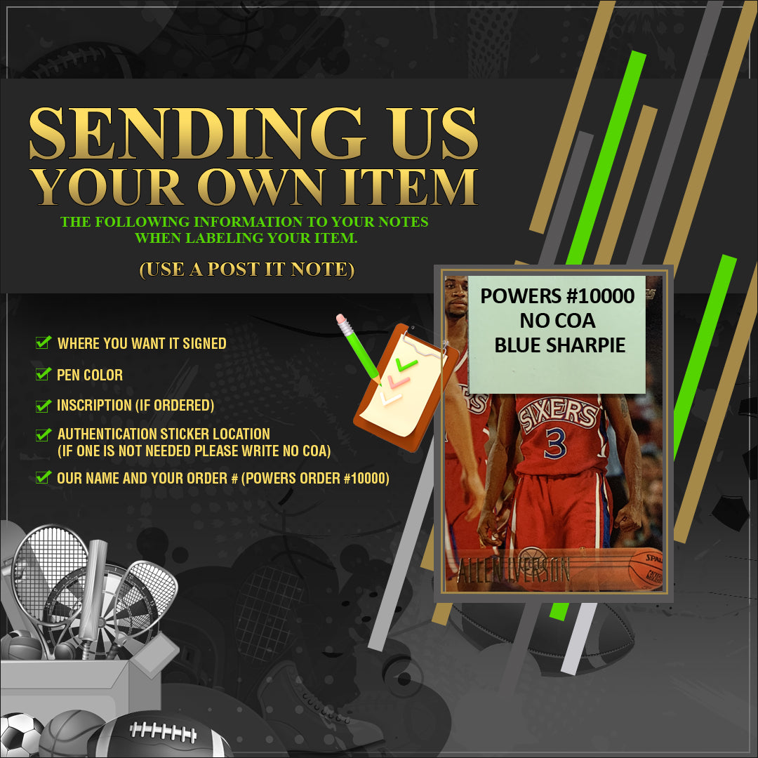 HOW DO AUTOGRAPH SIGNINGS WORK - Powers Sports Memorabilia