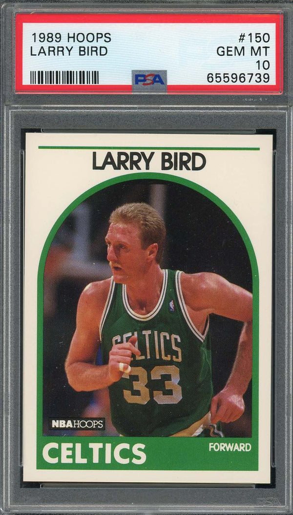 Larry Bird 1989 Hoops Basketball Card #150 Graded PSA 10 - Powers ...